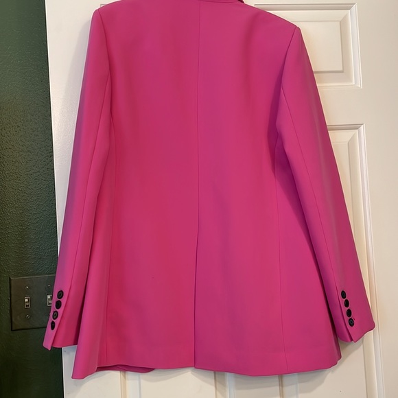 Zara | Jackets & Coats | Zara Pink Blazer | Poshmark